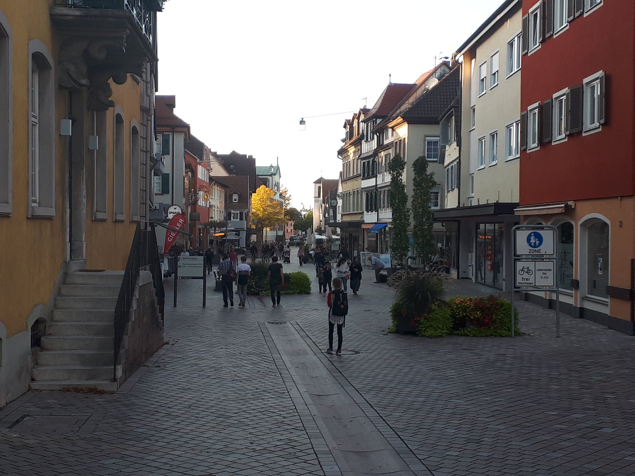 Fußgängerzone in Oberkirch: Stadt für saisonale Variante - Oberkirch