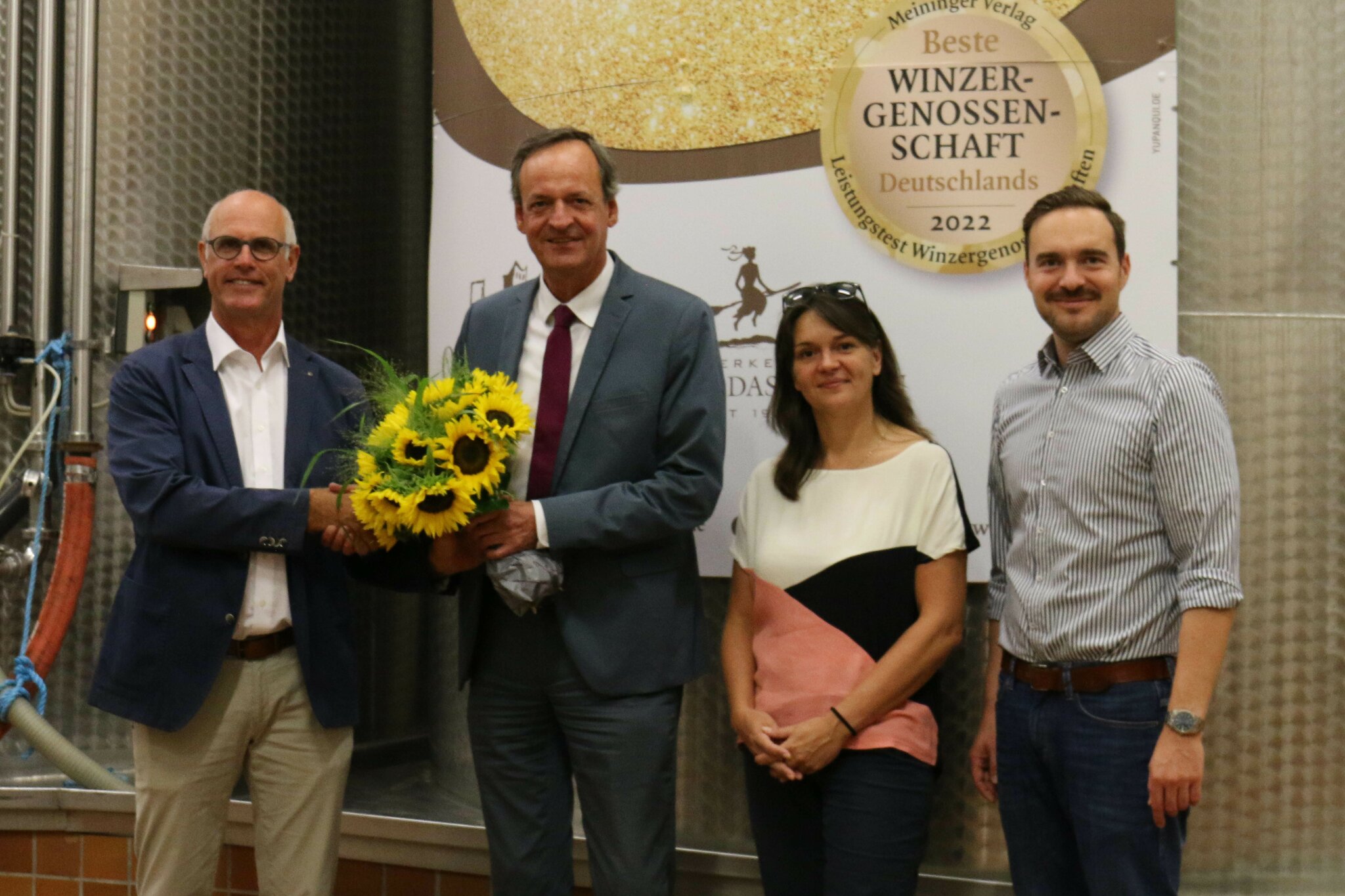 Auszeichnung als beste WG: Stadt gratuliert Oberkircher Winzer e. G ...