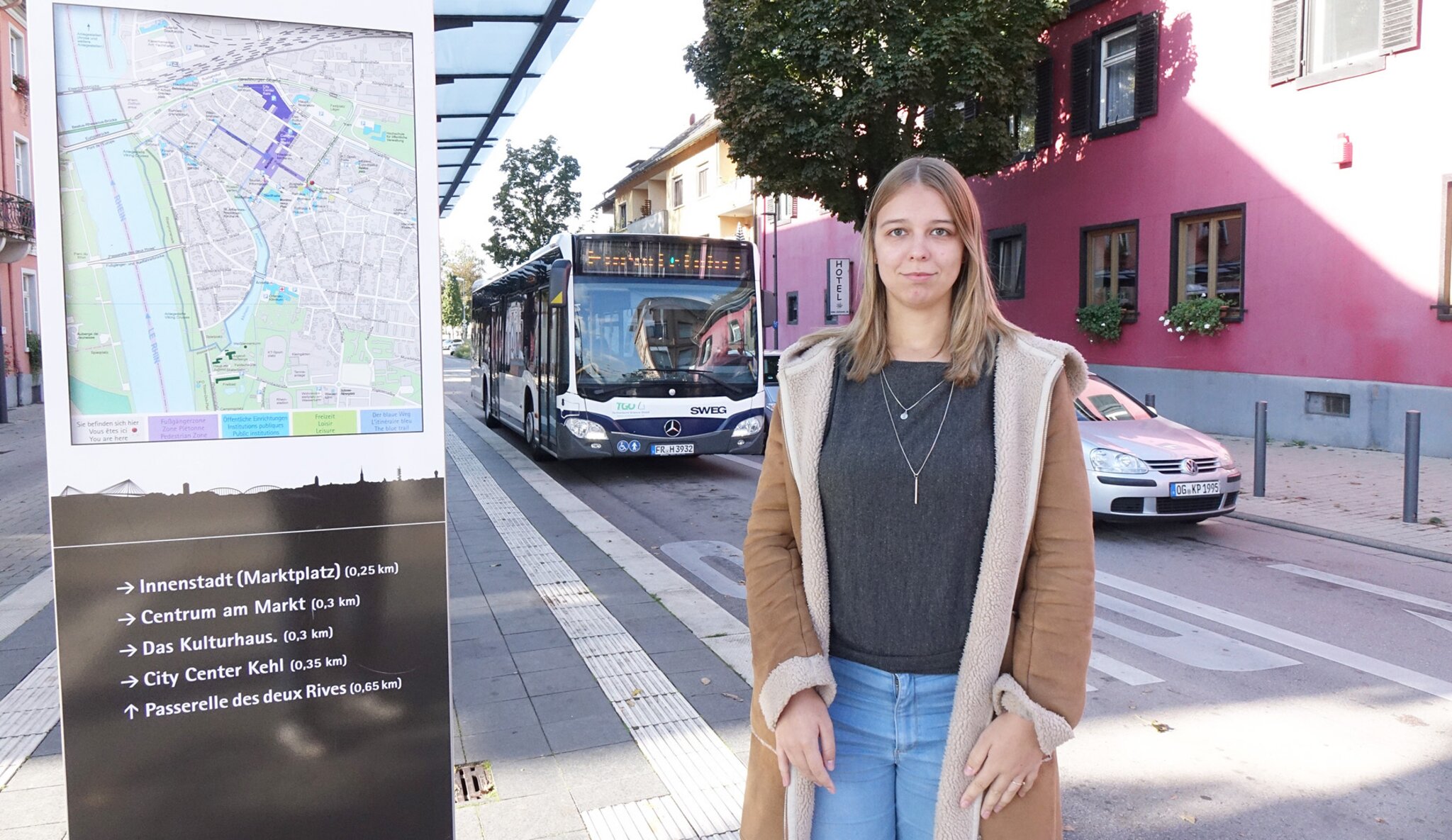 Mobilitätsmanagerin Céline Schulmeister: Stadtbus, Tram und Parkraum - Kehl
