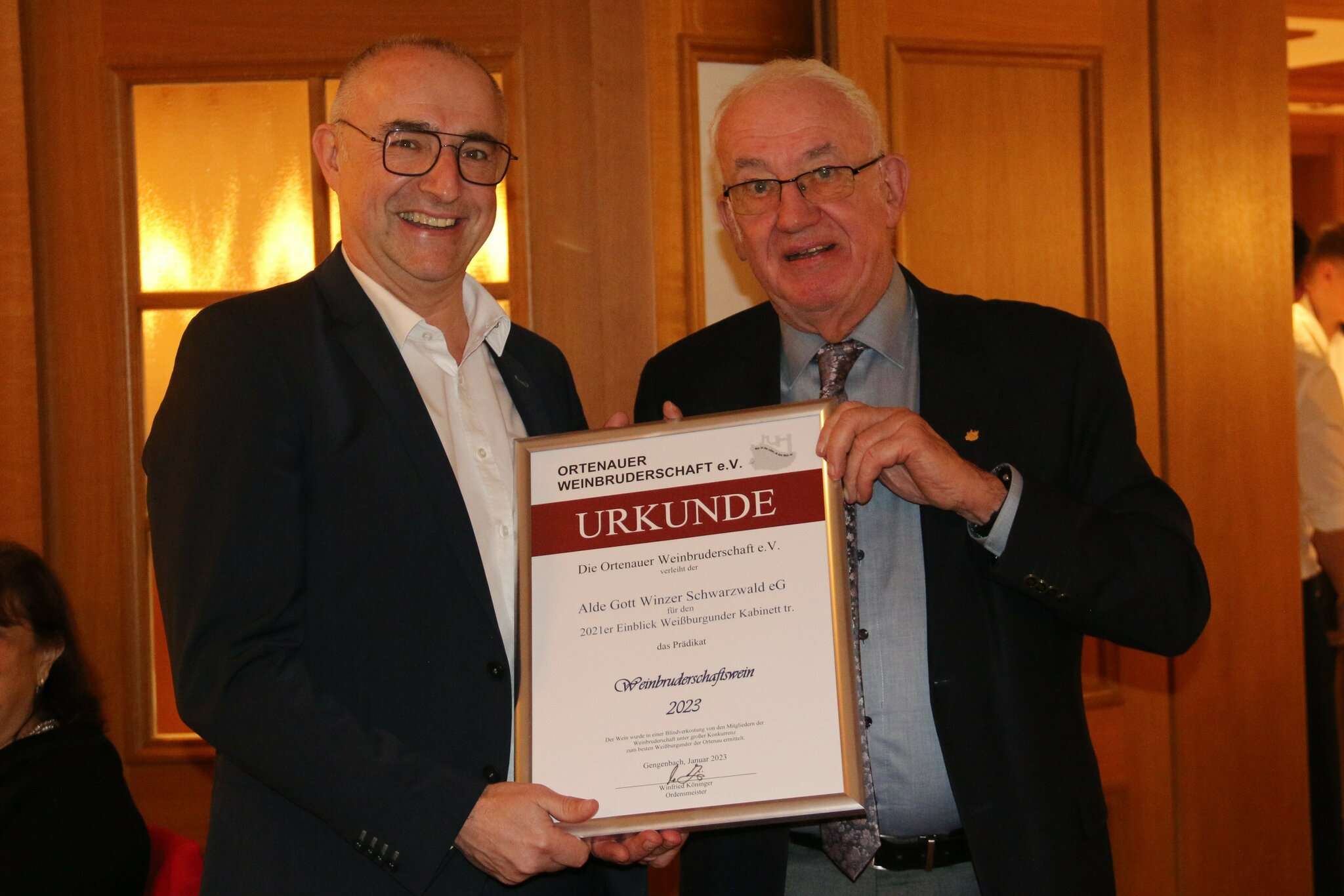 Sechs neue Mitglieder: Weinbruderschaft mit starkem Zulauf - Appenweier