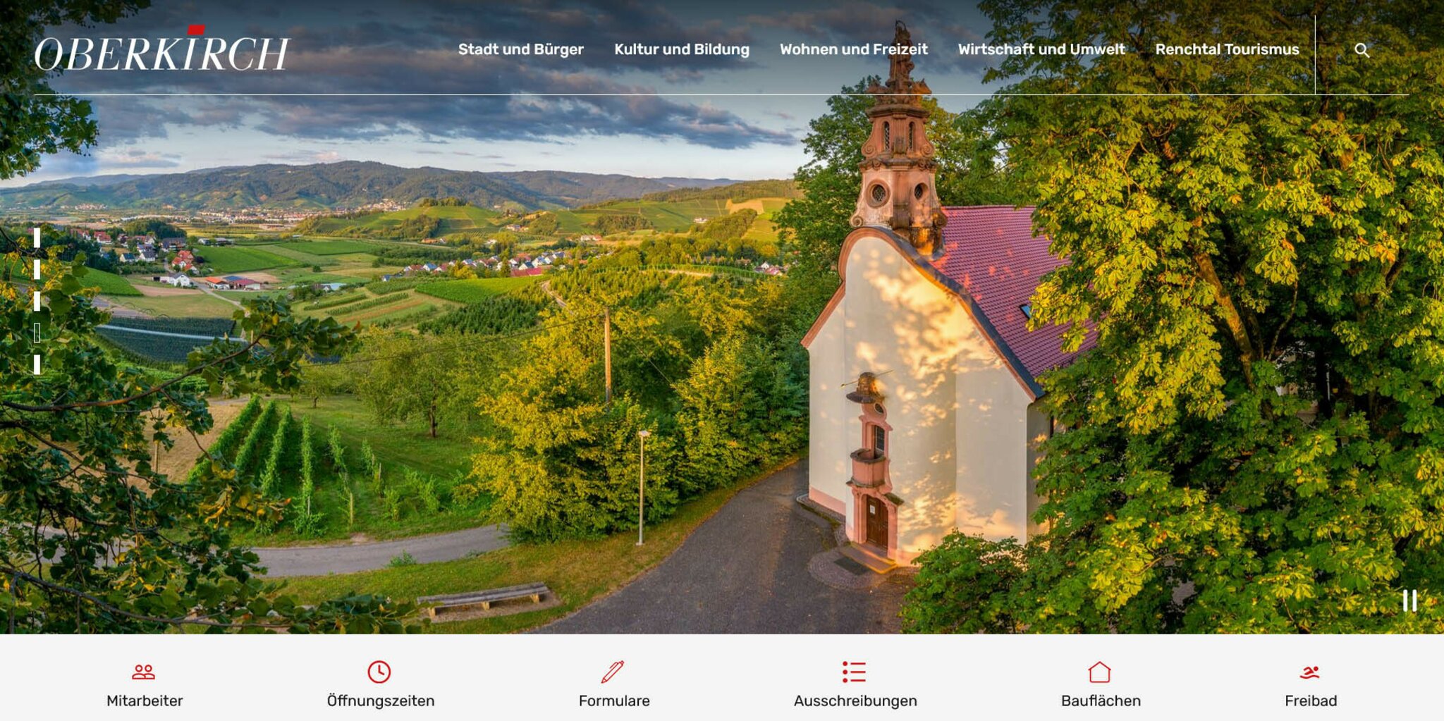 Zeitgemäßes Design: Neuer Internetauftritt der Stadt Oberkirch - Oberkirch