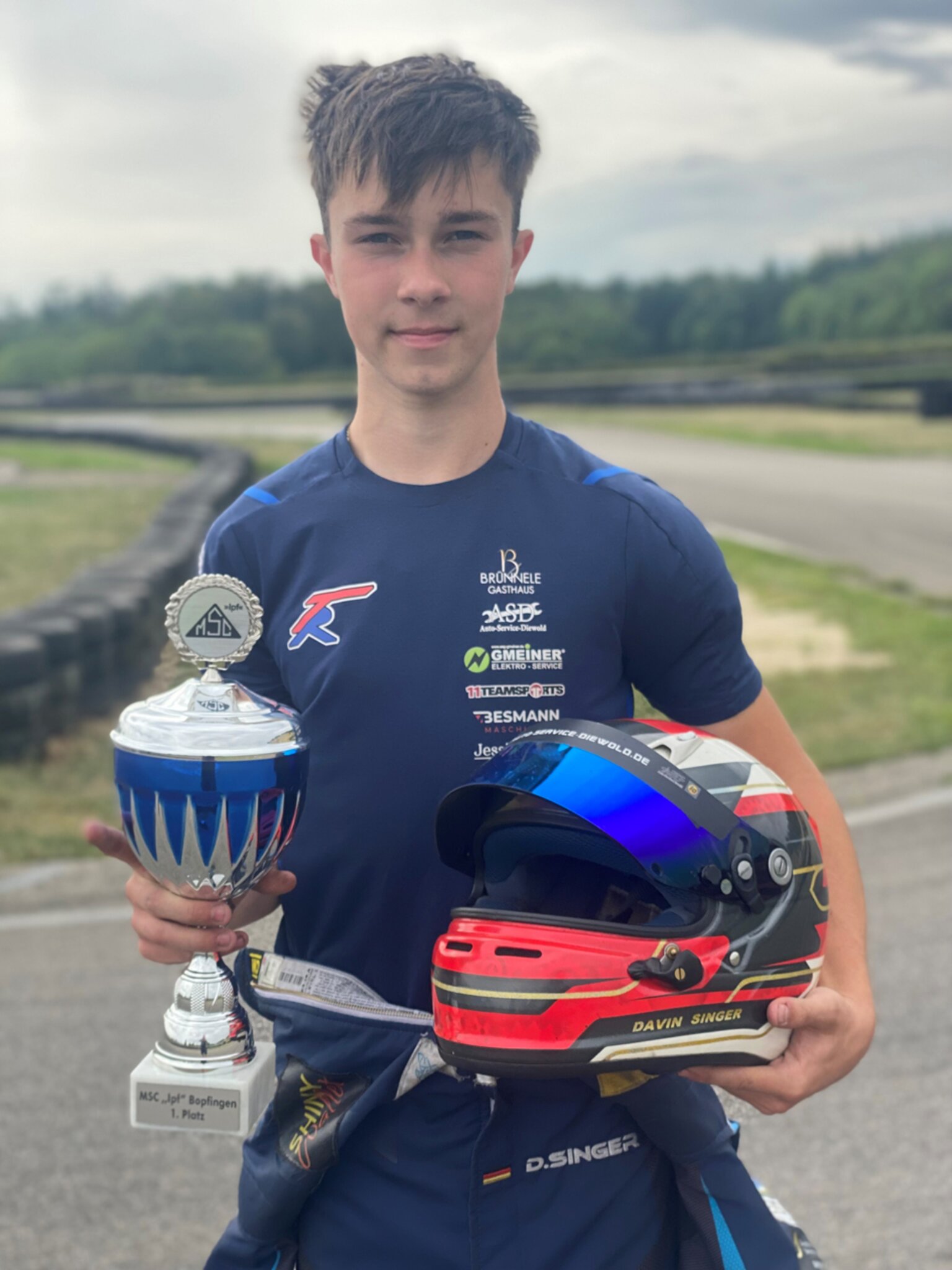 Kartsport: Davin Singer triumphiert in Bopfingen - Offenburg