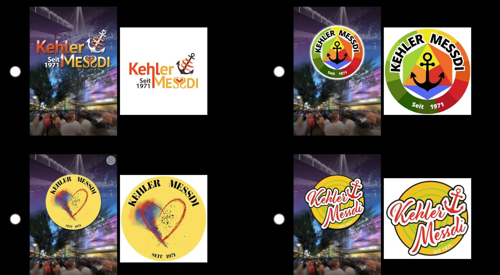 Vier Designvorschläge: Online-Abstimmung über neues Messdi-Logo - Kehl