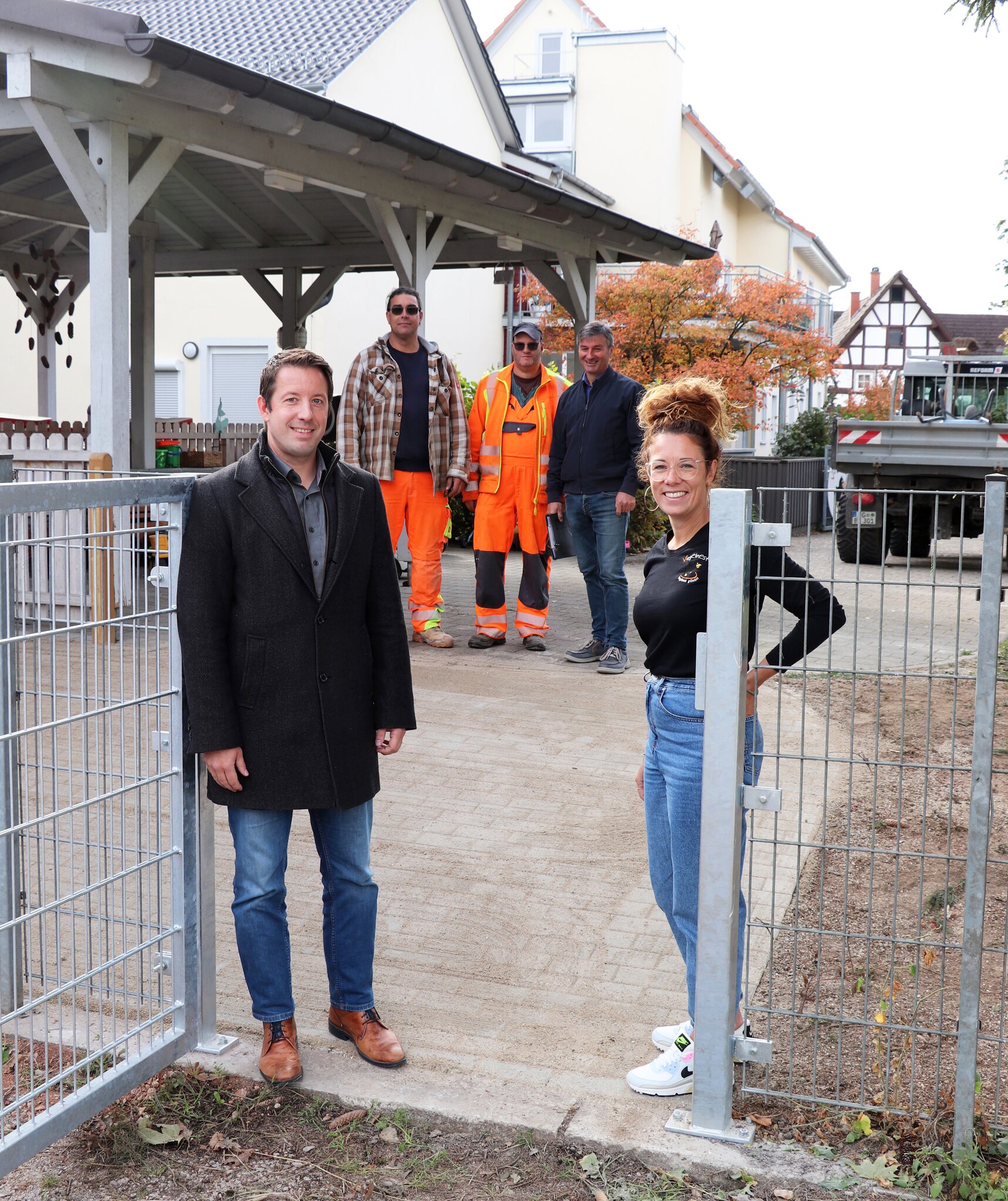 Neuer Zugang ins Vogelnest Appenweier: Bequemes Absetzen der Kinder ...