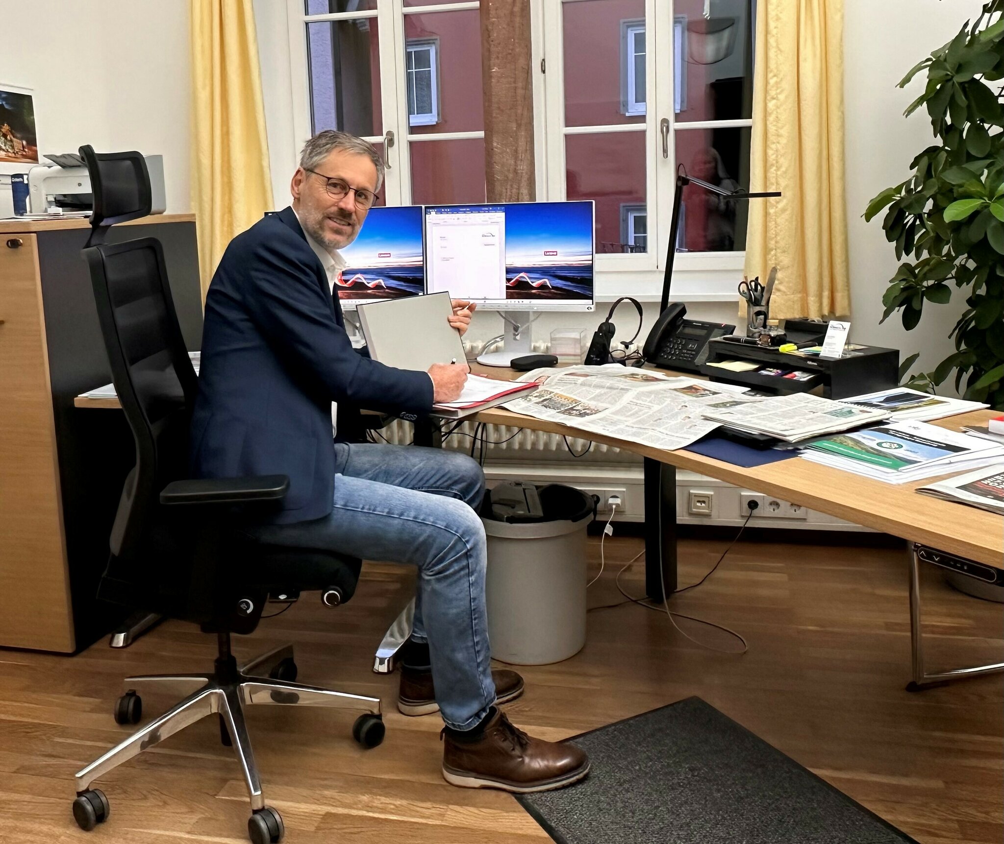 Marc Winzer zieht nach einem Jahr als Bürgermeister positive Bilanz ...