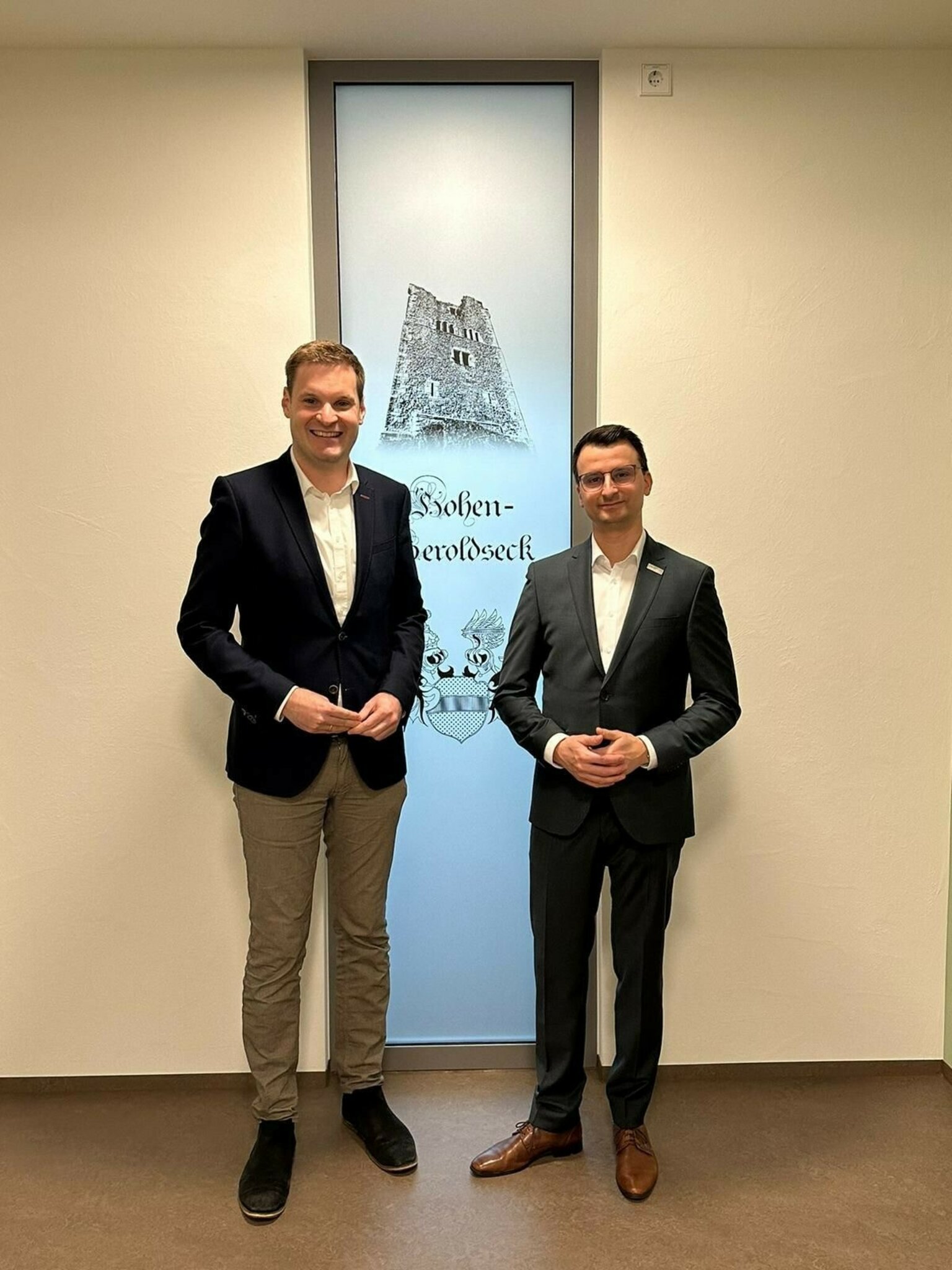 Yannick Bury besucht Michael Moser: Antrittsbesuch in Seelbach - Seelbach