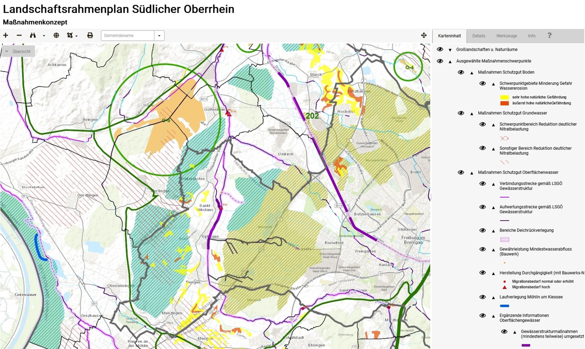 Jetzt online: Kartenviewer Landschaftsrahmenplan Südlicher Oberrhein ...