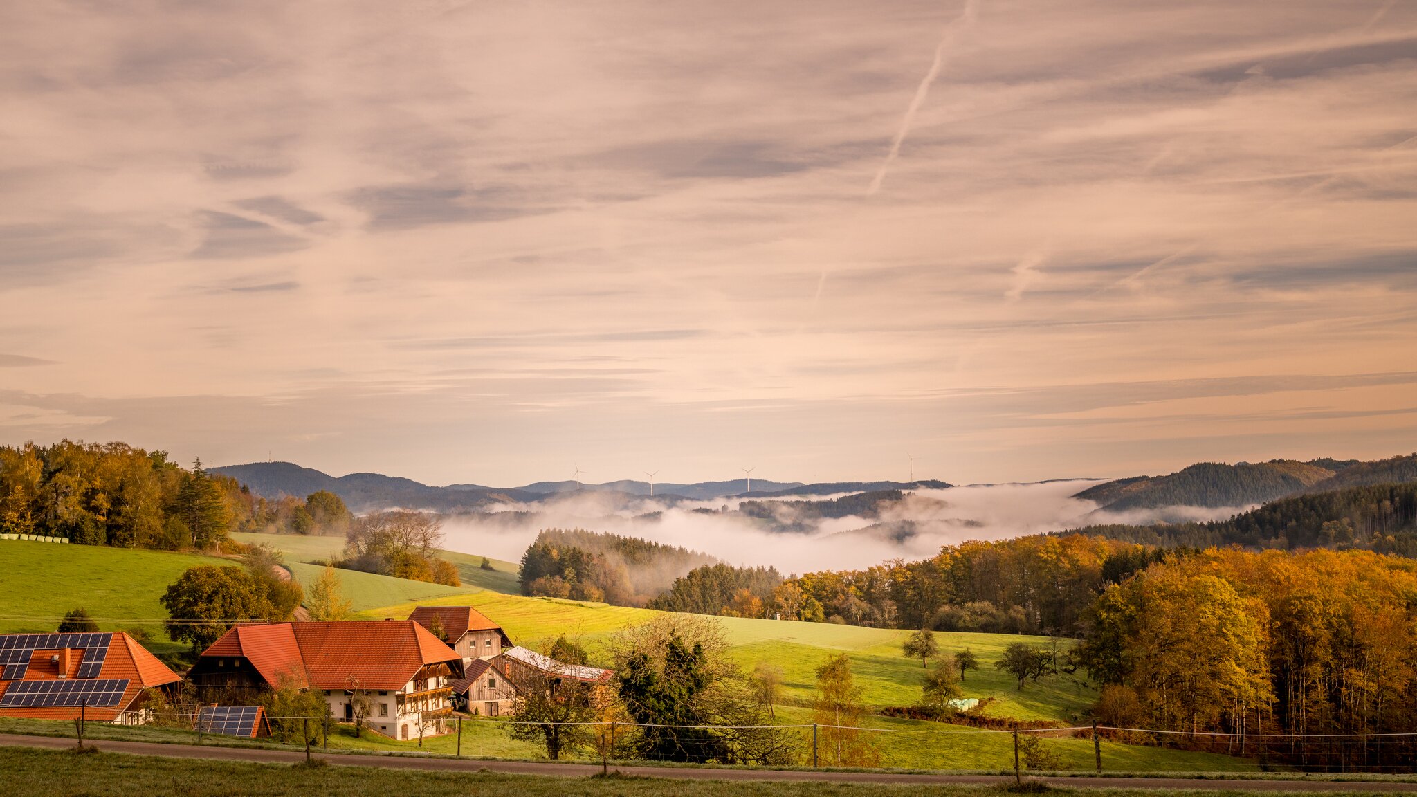 Herbstidylle auf der Heidburg